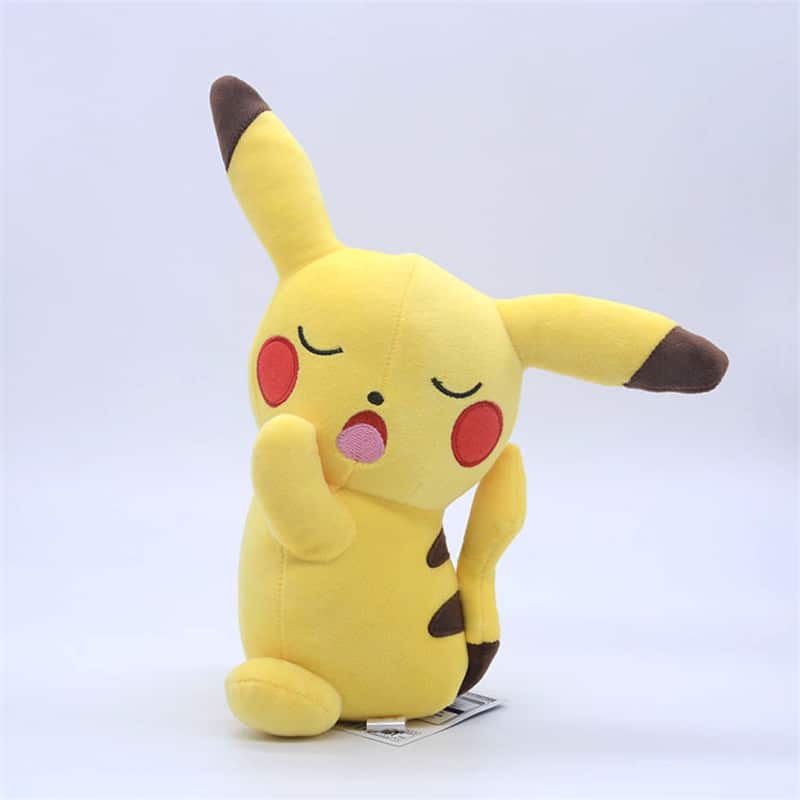 Peluche Pikachu Qui Dort • La Pokémon Boutique