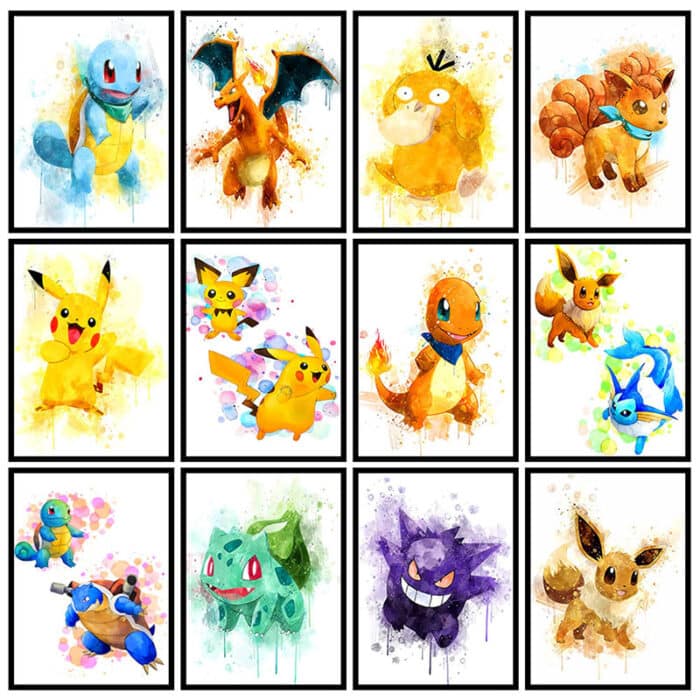 Poster Pokémon Pikachu • La Pokémon Boutique