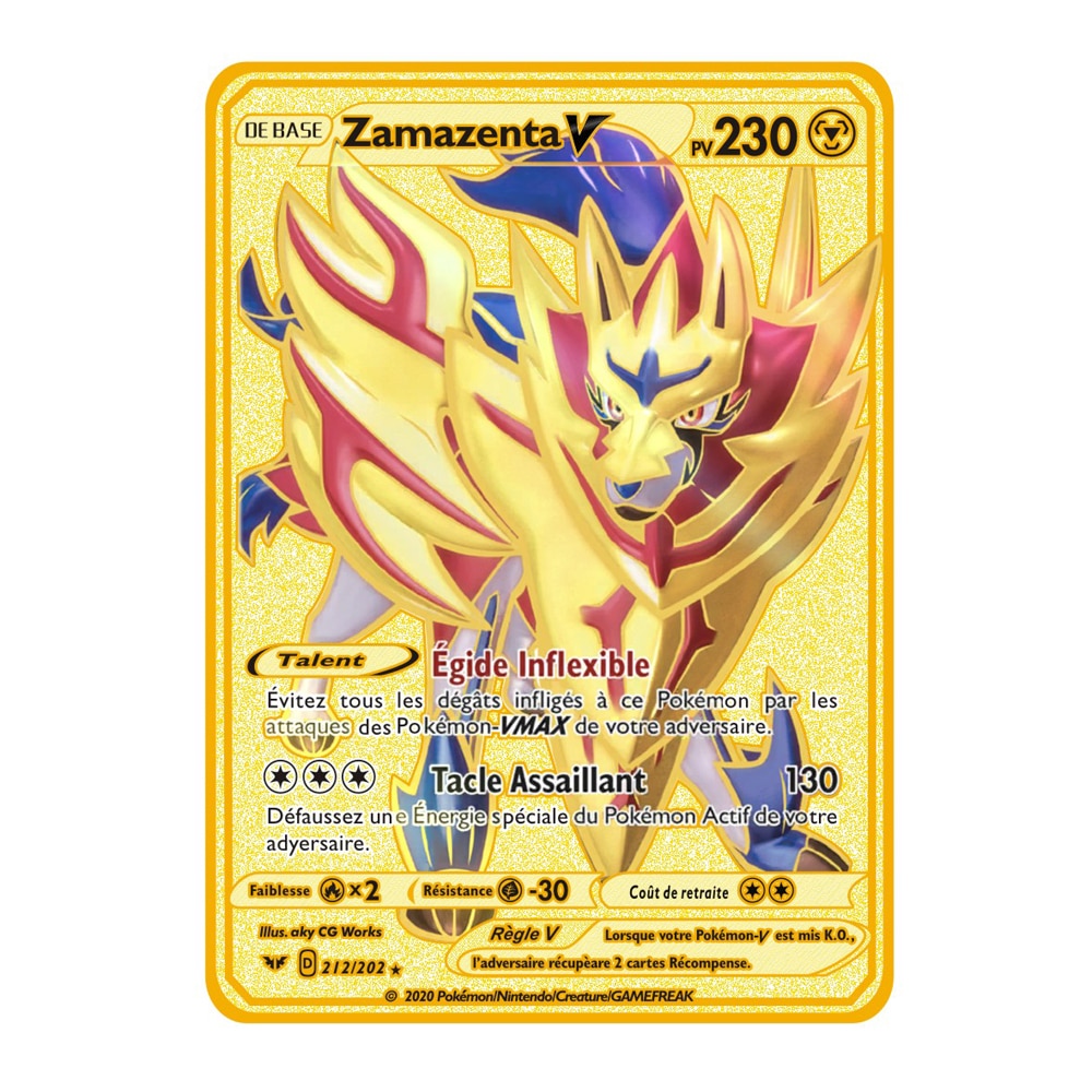 Cartes Pokémon en Métal Qualité Premium • Pokémon Boutique