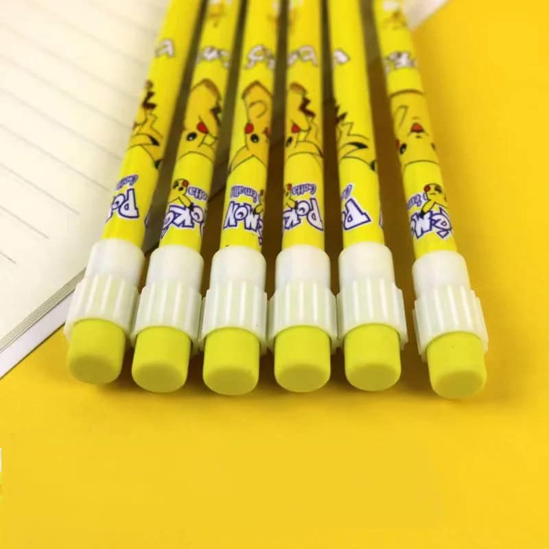 Pack de 12 Crayons Pikachu • La Pokémon Boutique
